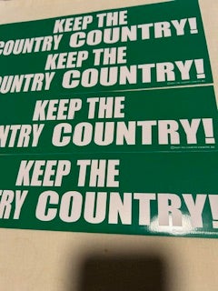Sticker - Keep the Country Country quantity 1 - 14 | Defend O`ahu Coalition